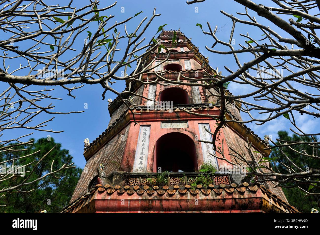 Asia,South East Asia,Vietnam,Thien Mu Pagoda in Hue,Central Vietnam ...