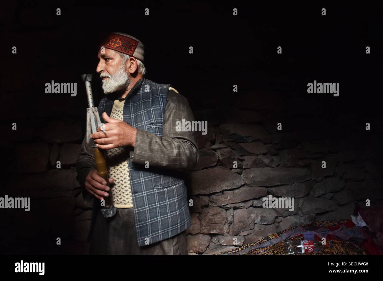 5/8/2025 A Kashmiri Muslim man shows a shell that struck his home ...