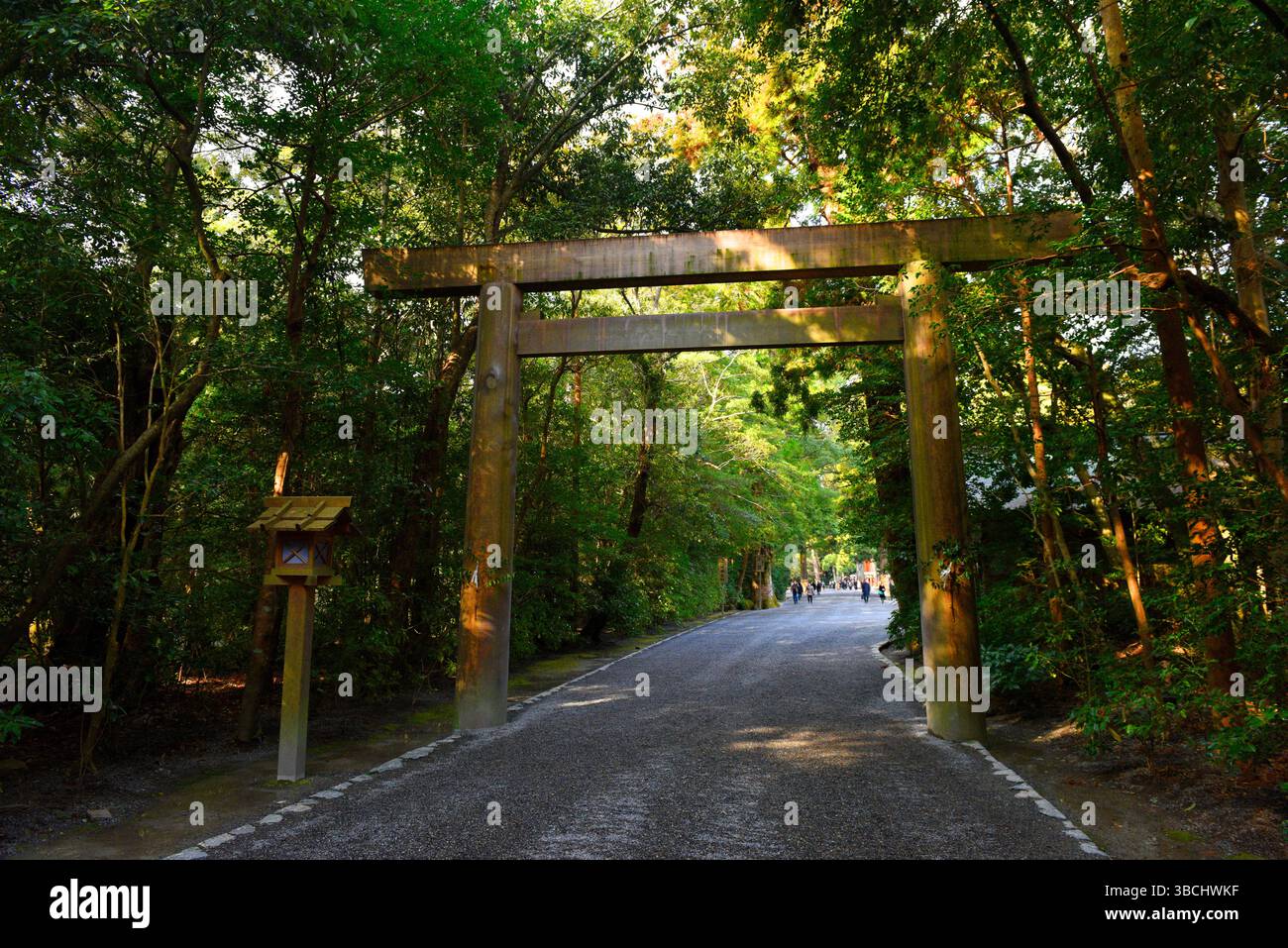 The grounds of Ise-jingu shrine in Ise peninsula,Japan,Asia Stock Photo ...