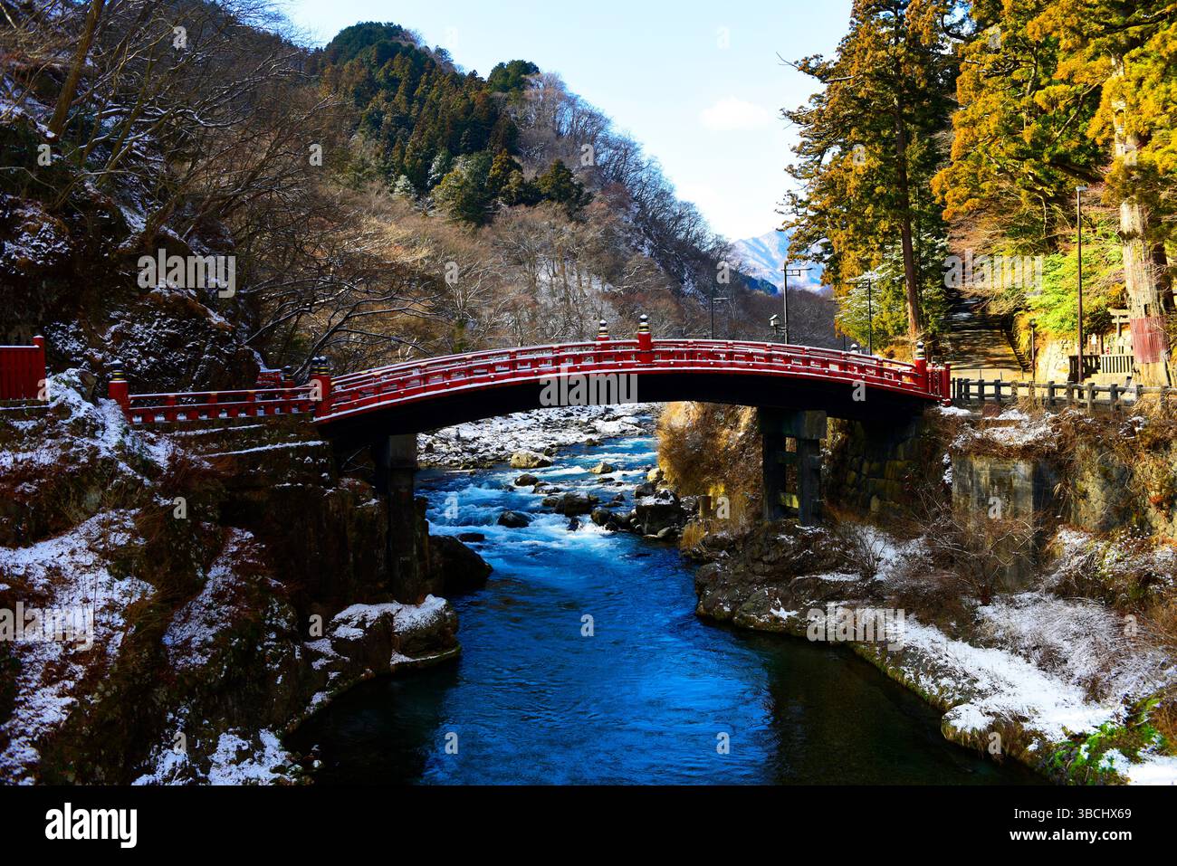 Shinkyo bridge in Nikko,Japan,Asia Stock Photo - Alamy