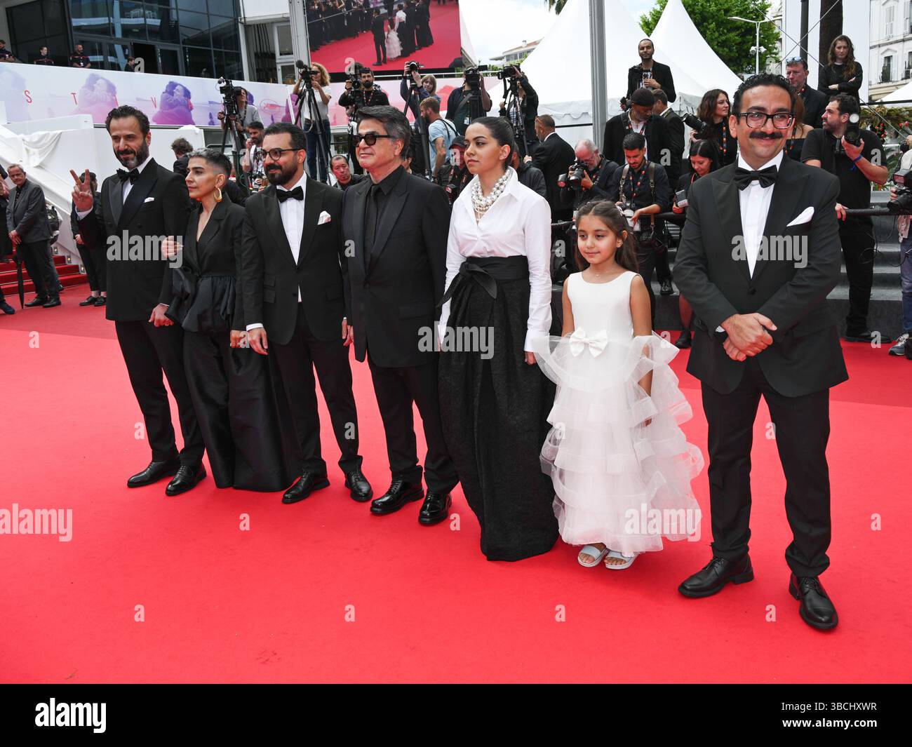 Cannes, Italy. 20th May, 2025. day 8 - red carpet of the film Un Simple ...