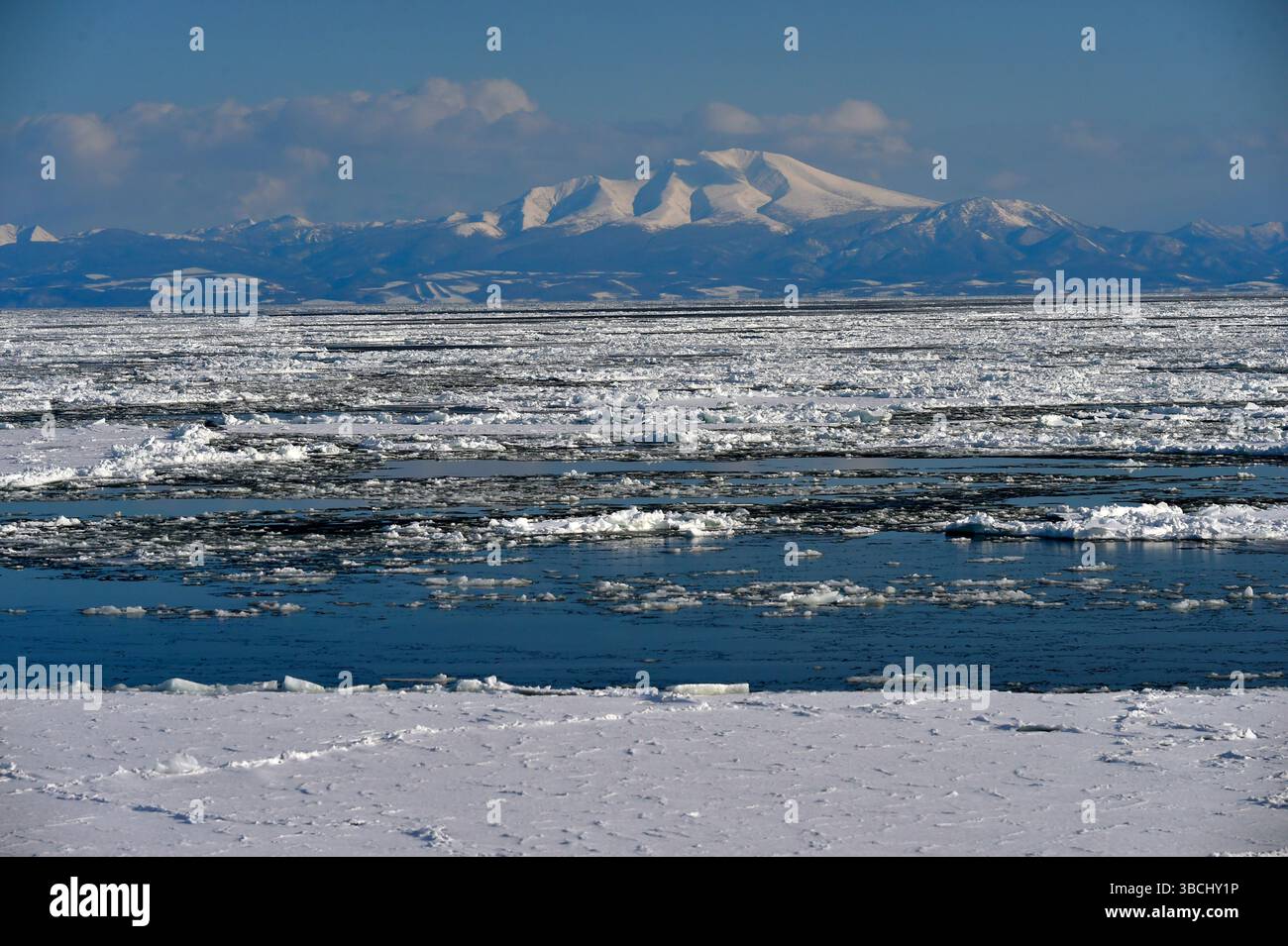 Drift Ice of Okhotsk Sea in Hokkaido,Japan,Asia Stock Photo - Alamy