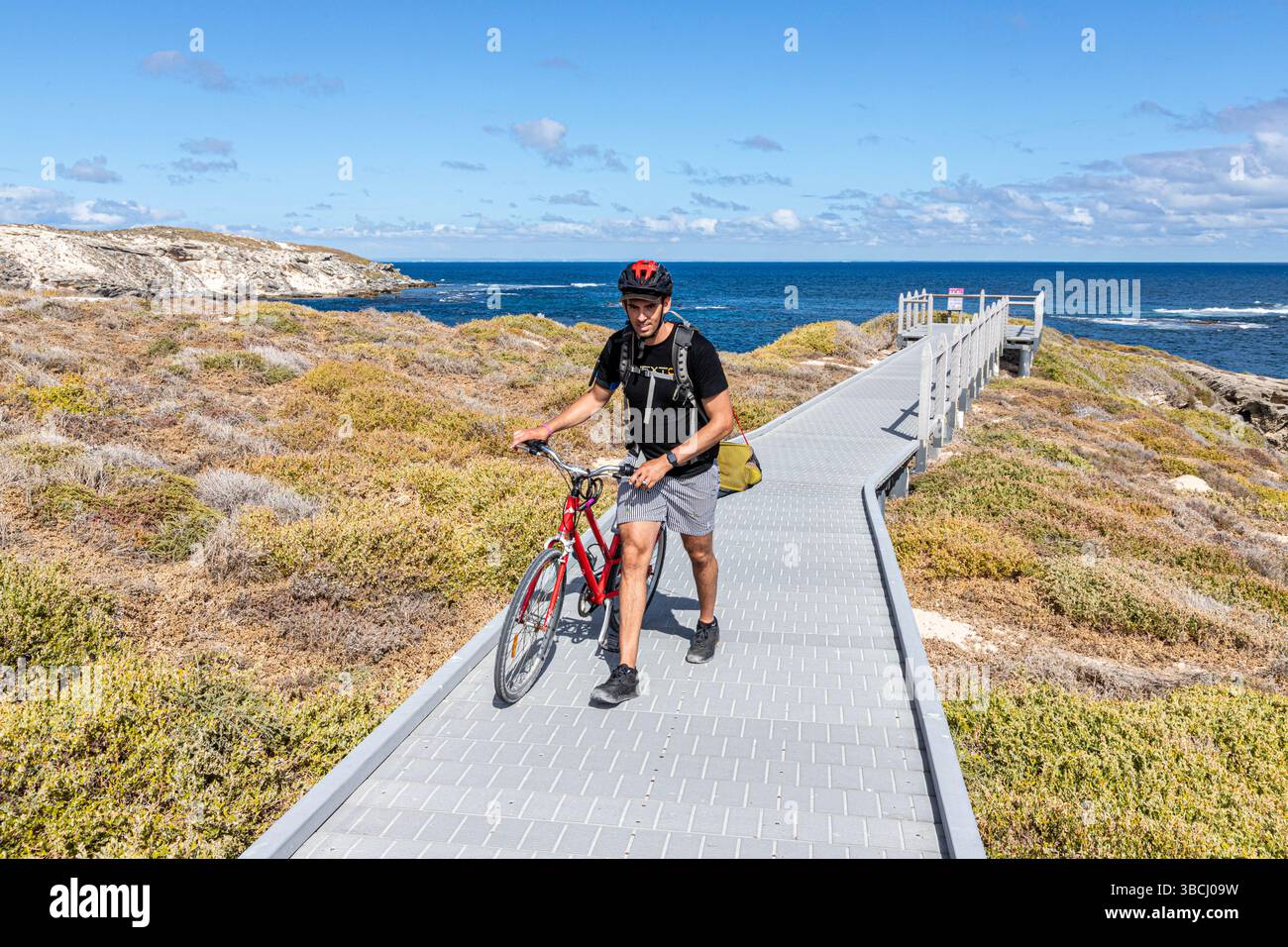 Man walks bike along rural hi-res stock photography and images - Alamy