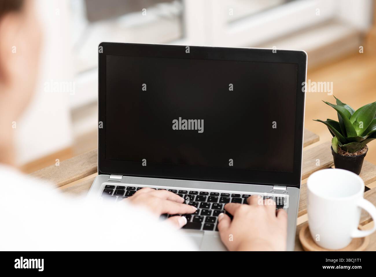 Online Jobs And Working Remotely, Connecting People Together Stock ...