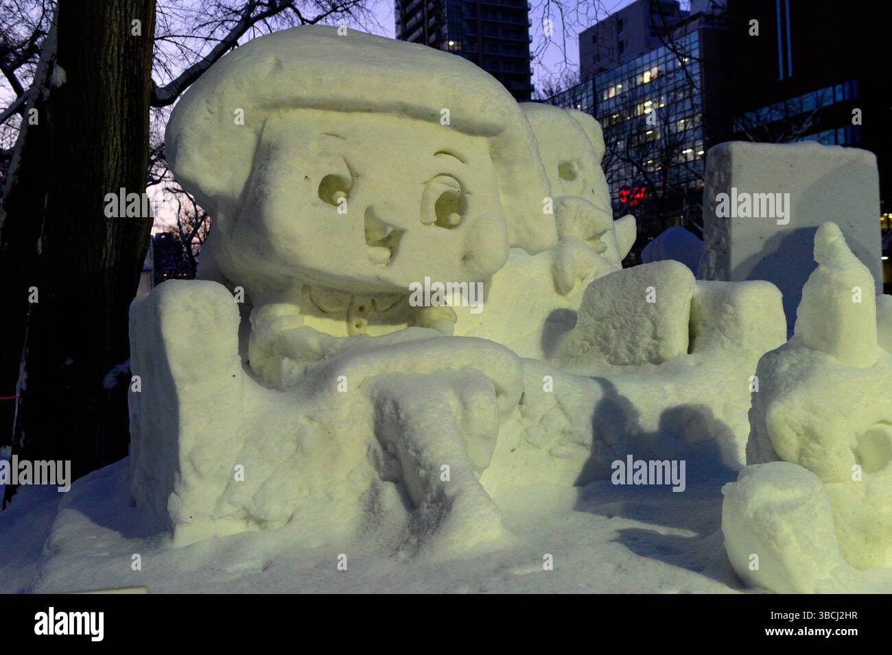 Snow sculpture at Sapporo Snow Festival,Sapporo Yuki Matsuri,Sapporo ...