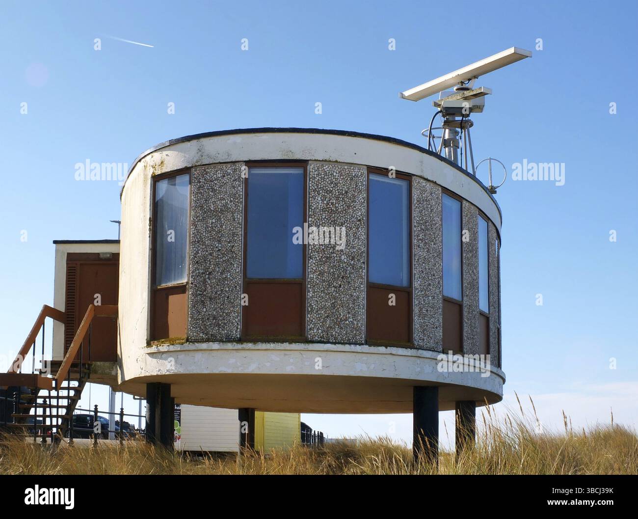 United Kingdom, 5 March 2022: the coastal radar station in Fleetwood ...