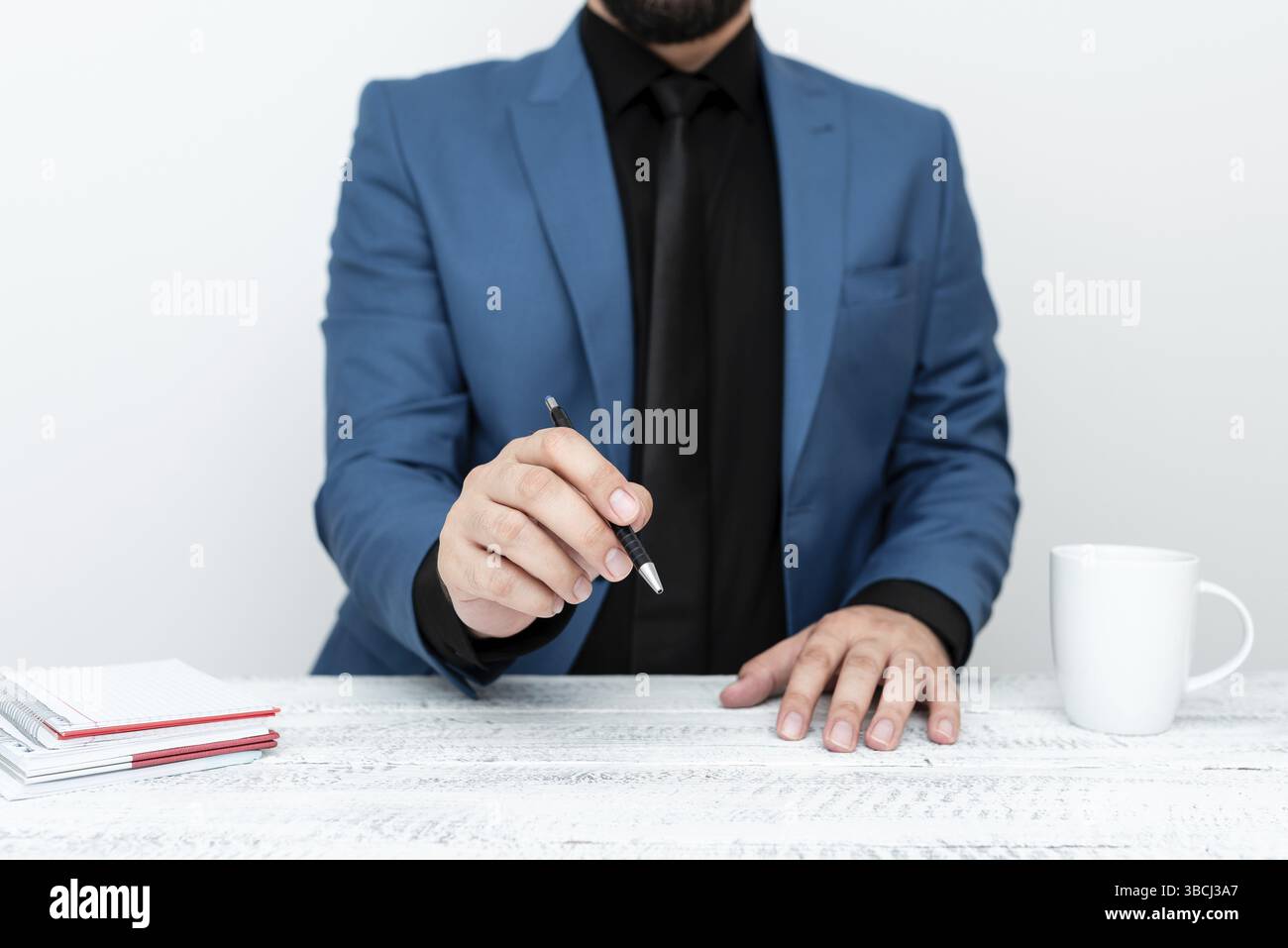 Discussing Important Idea Presenting And Explaining Business Plan ...