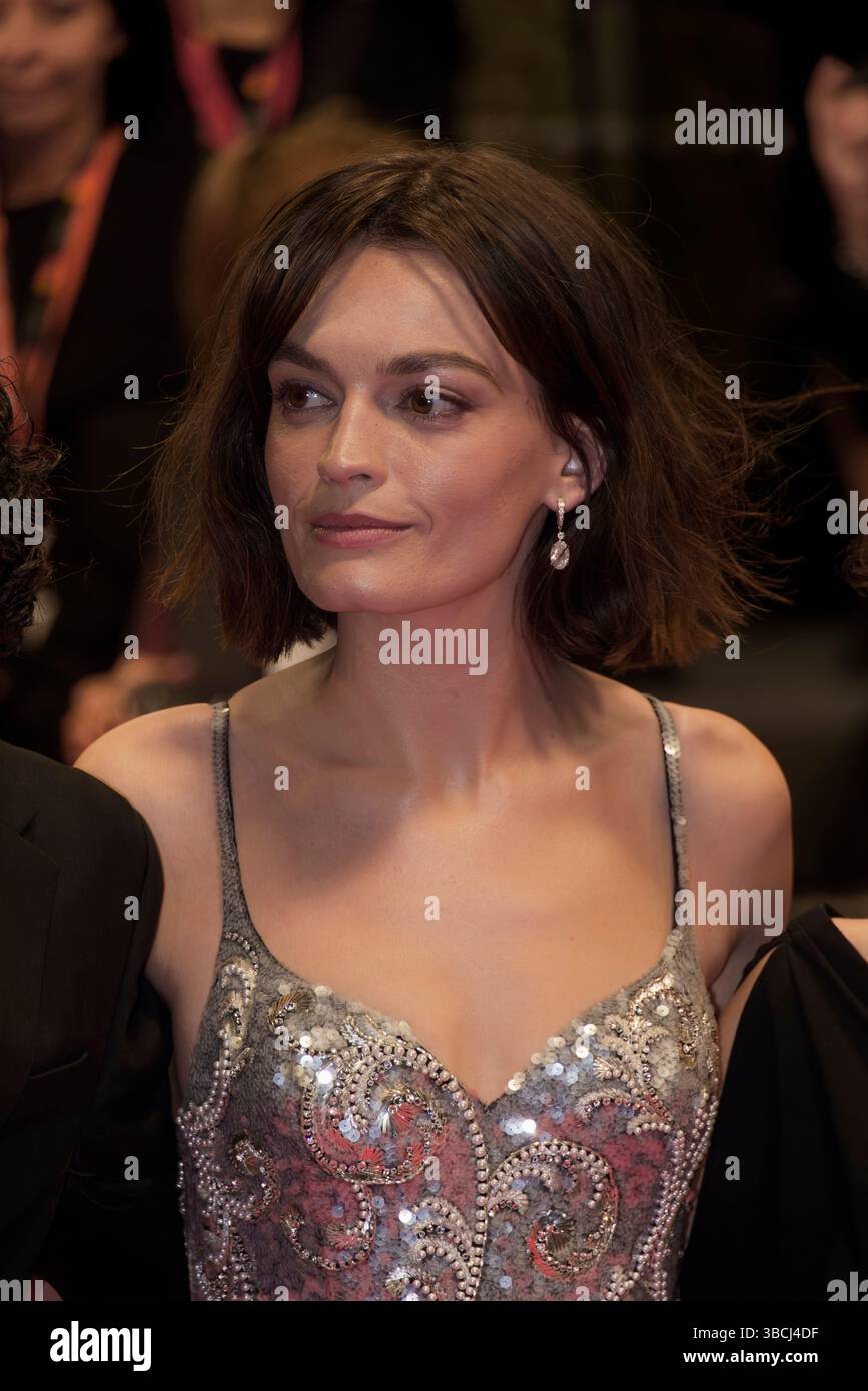 Cannes, France. 19th May, 2025. Emma Mackey attends the red carpet for ''Alpha'' screening at ...
