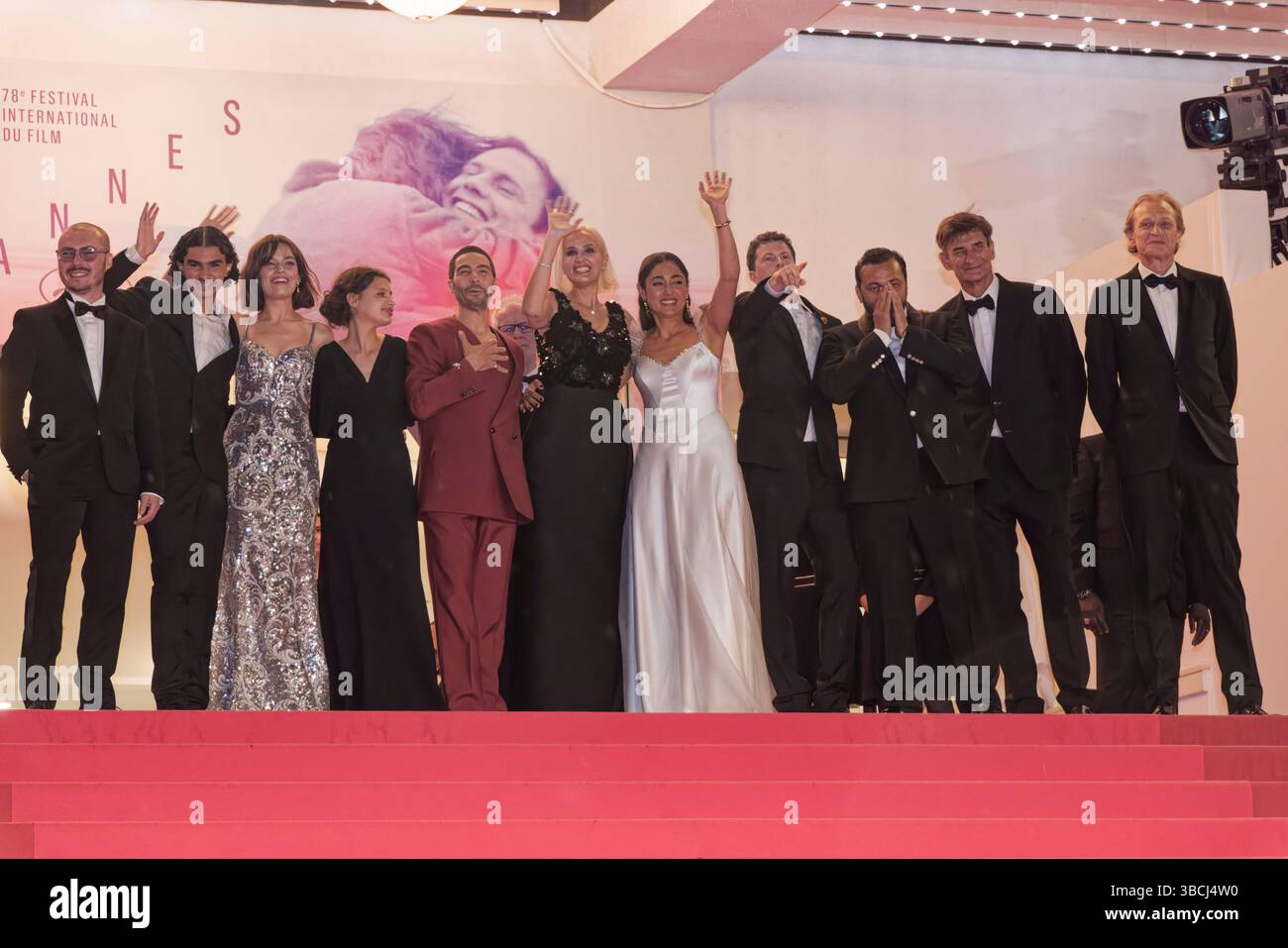 Cannes, France. 19th May, 2025. (L-R) Arnaud Chautard, Louai El Amrousy ...
