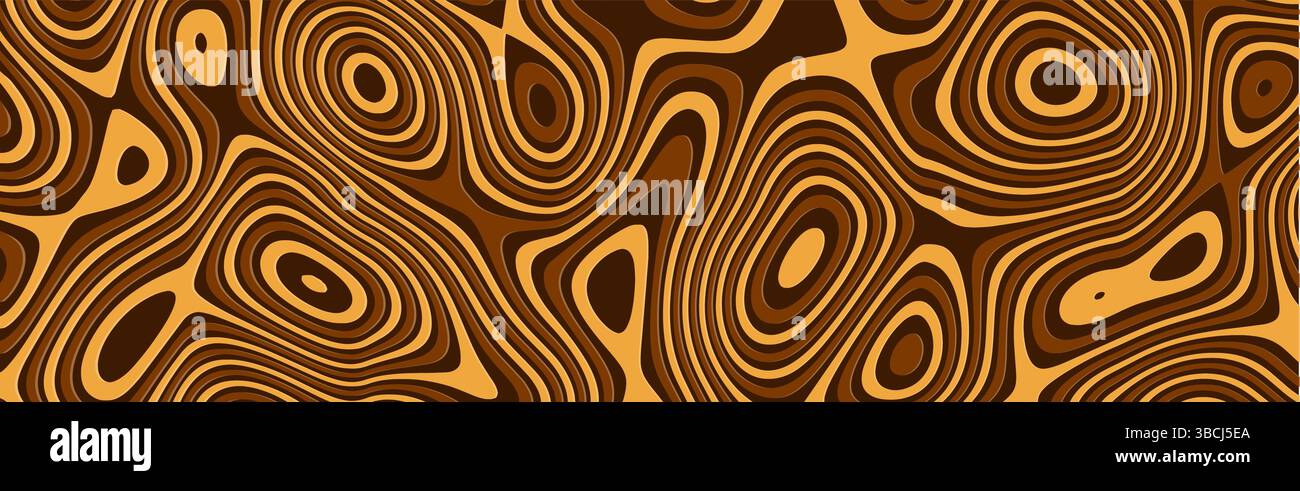 Wave caramel background peanut Stock Vector Images - Alamy