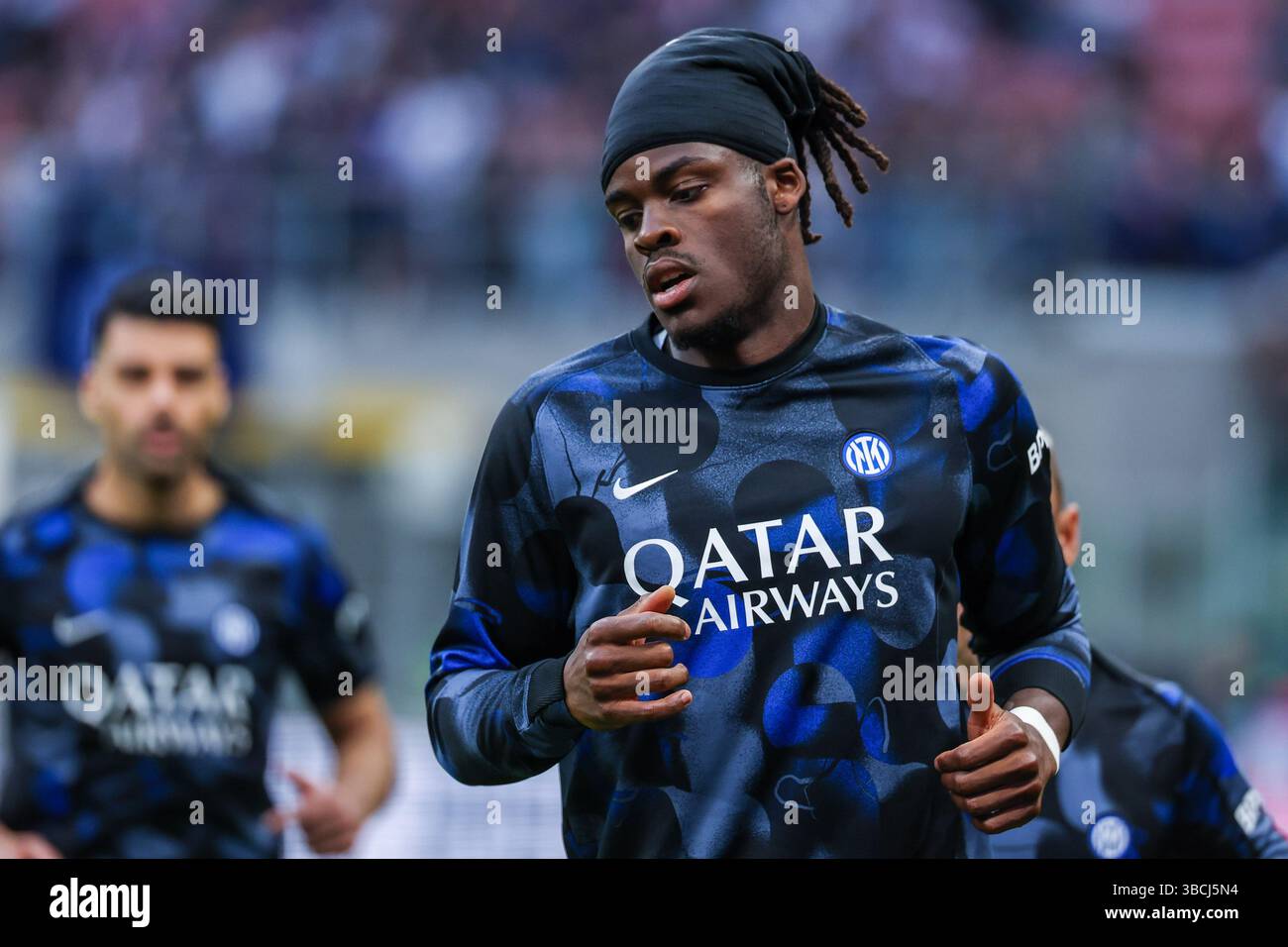 Milan, Italy. 20th May, 2025. Yann Aurel Ludger Bissek of FC ...