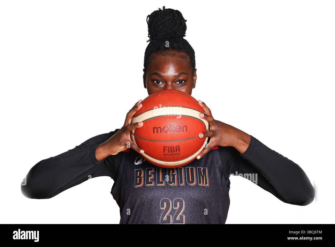 Kortrijk, Belgium. 20th May, 2025. Belgium's Bethy Mununga poses for ...