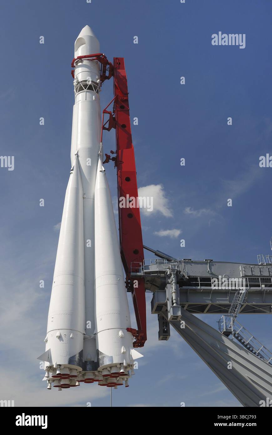 Monument of space rocket Vostok-1 (Moscow, Russia Stock Photo - Alamy