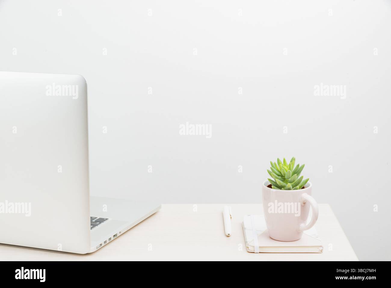 Tidy Workspace Setup, Writing Desk Tools Equipment, Smart Office Stock ...