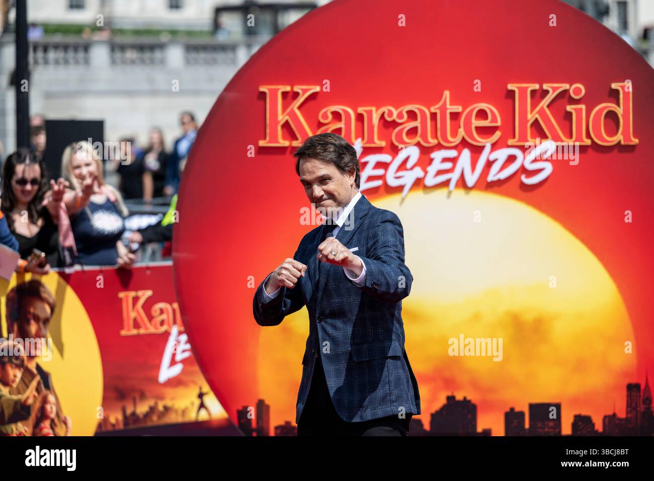 London, UK. 20 May 2025. Ralph Macchio at the photocall in Trafalgar ...