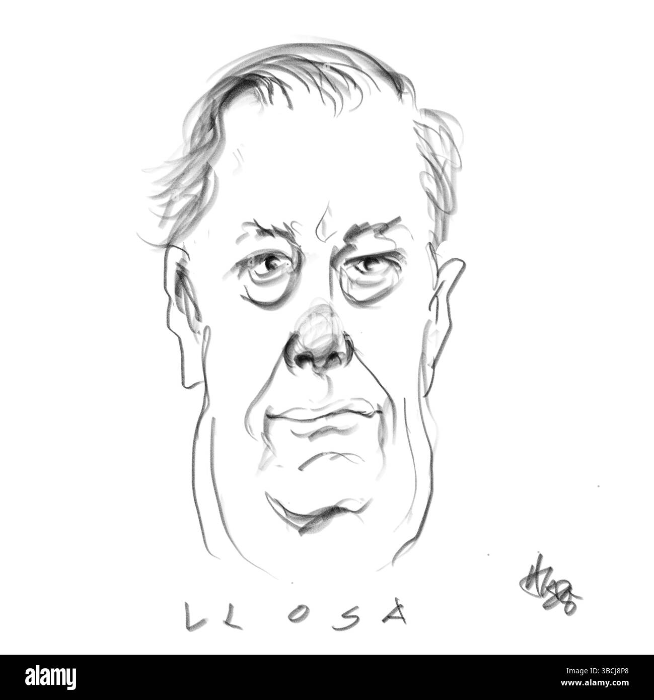 Mario vargas llosa nobel prize Black and White Stock Photos & Images ...