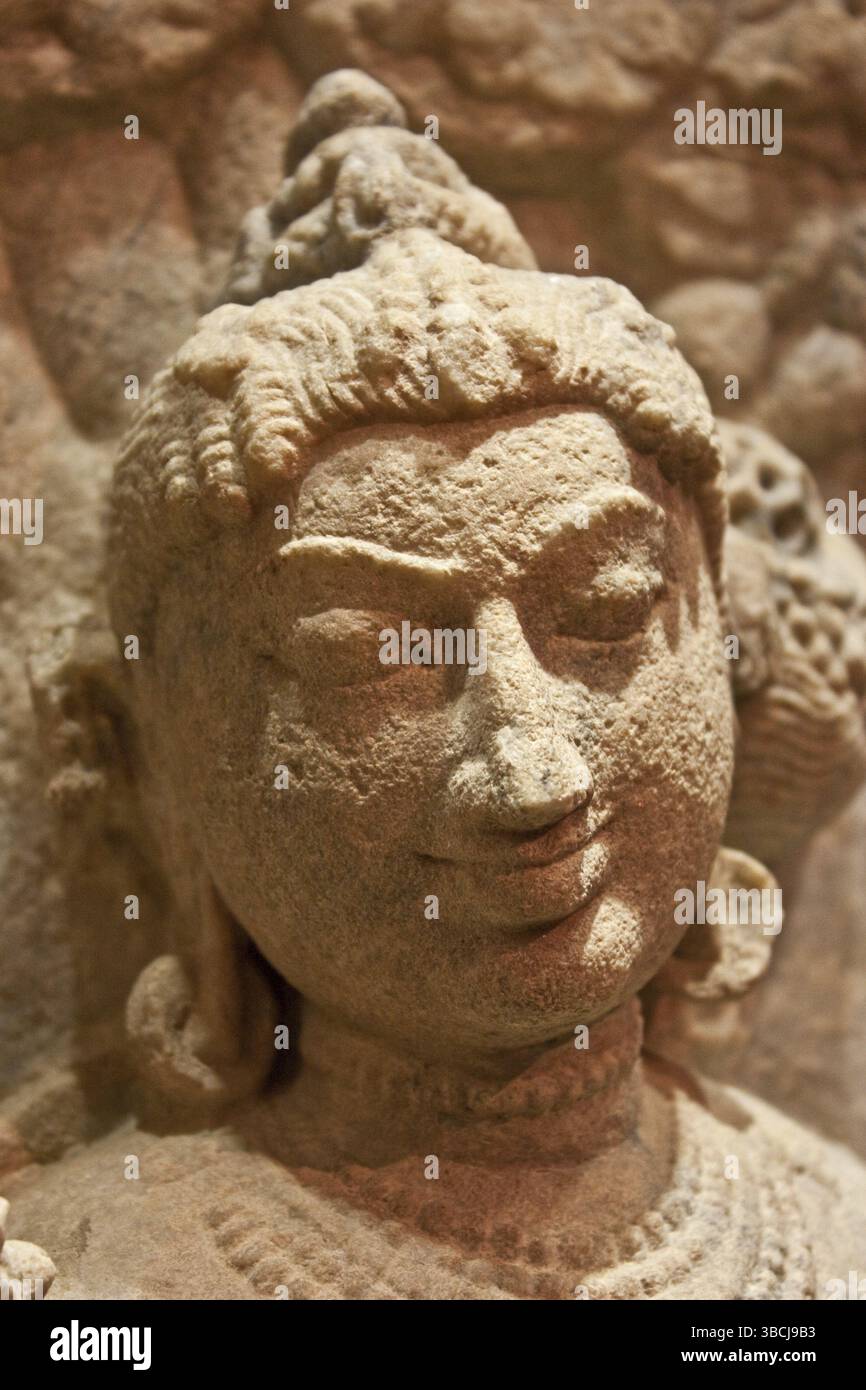 Indian dancer statue, made of sandstone, X century A. D Stock Photo - Alamy