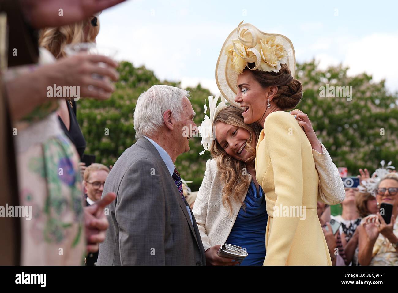 The Princess of Wales talks to Holocaust survivor Steven Frank during a ...
