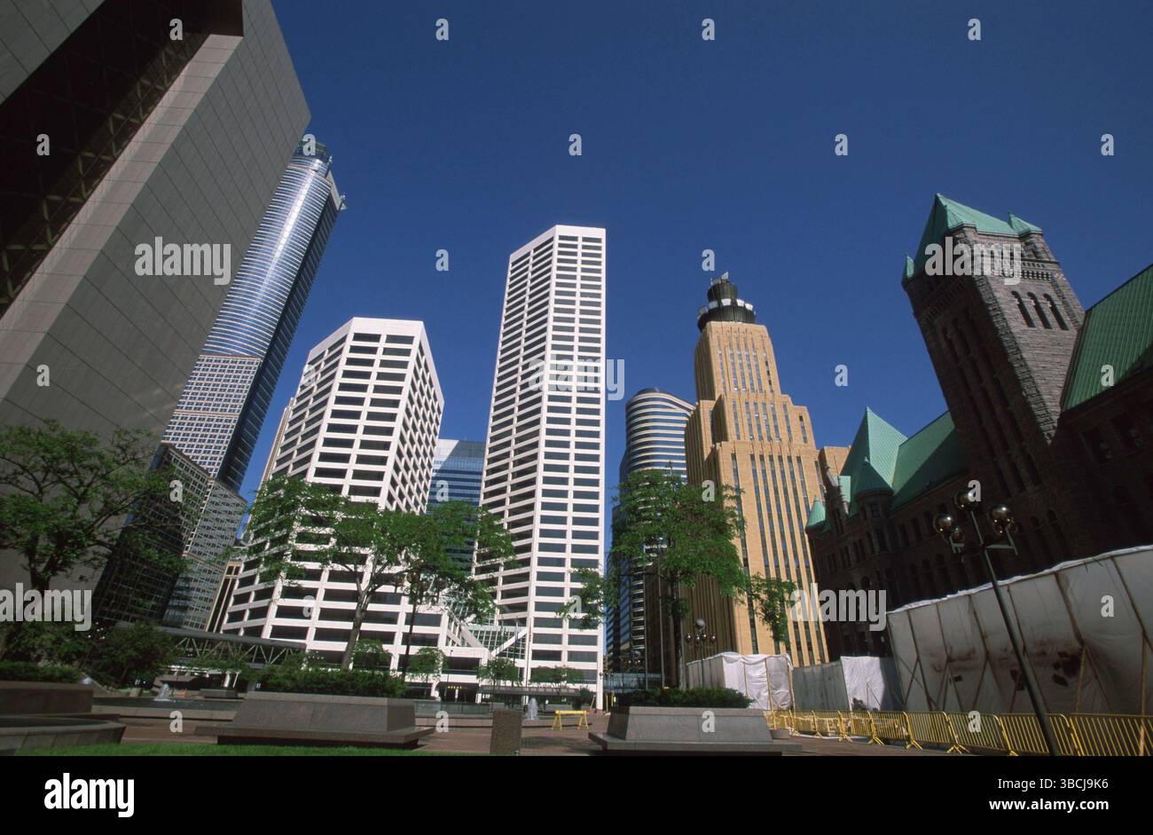 High-rise buildings at Government Plaza, Minneapolis, Twin Cities ...