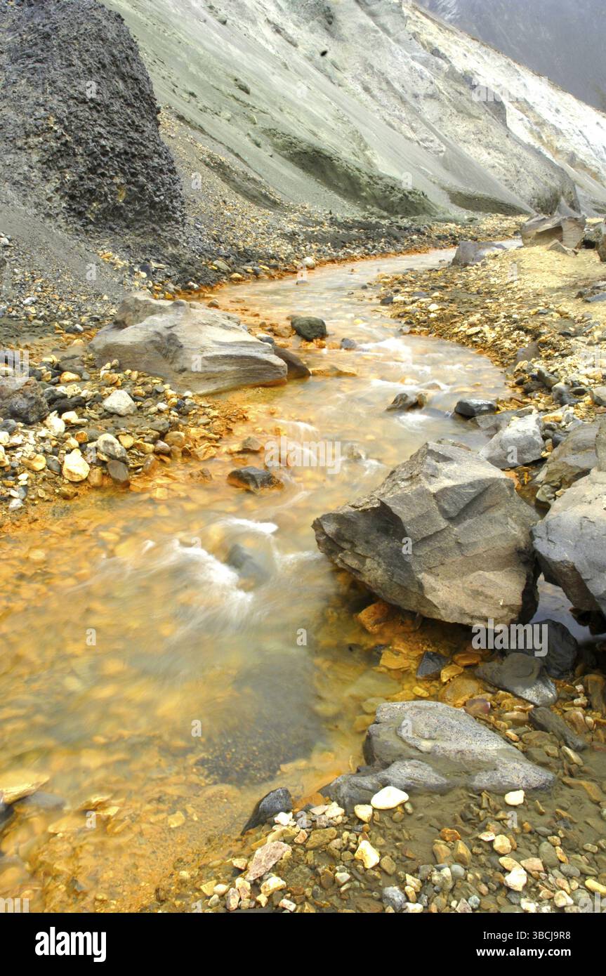 Brook landmannalaugar iceland europe hi-res stock photography and ...