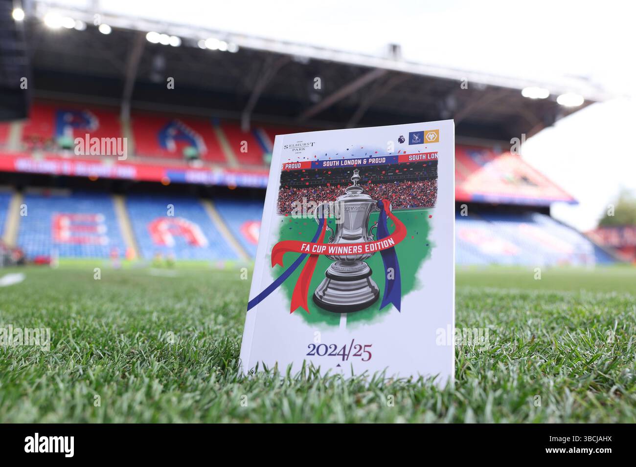 London, UK. 20th May, 2025. A view of the match day programme showing ...