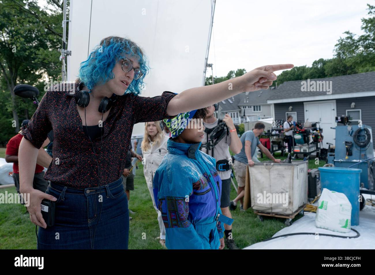 Jane Schoenbrun, Ian Foreman, "I Saw The TV Glow" (2024 Stock Photo - Alamy