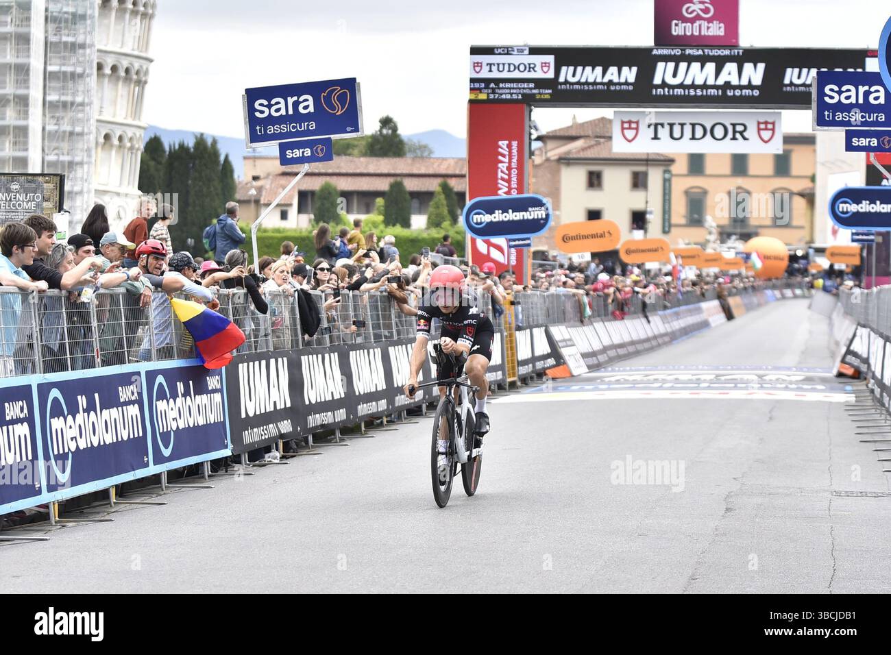 Pisa, 20/05/2025 The 10th time trial stage Lucca - Pisa of 28.6 km has ...