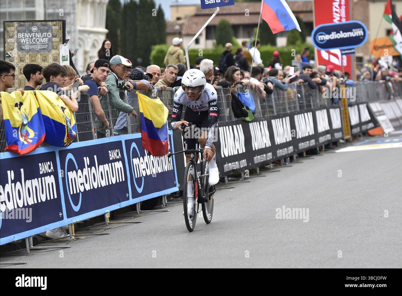 Pisa, 20/05/2025 The 10th time trial stage Lucca - Pisa of 28.6 km has ...