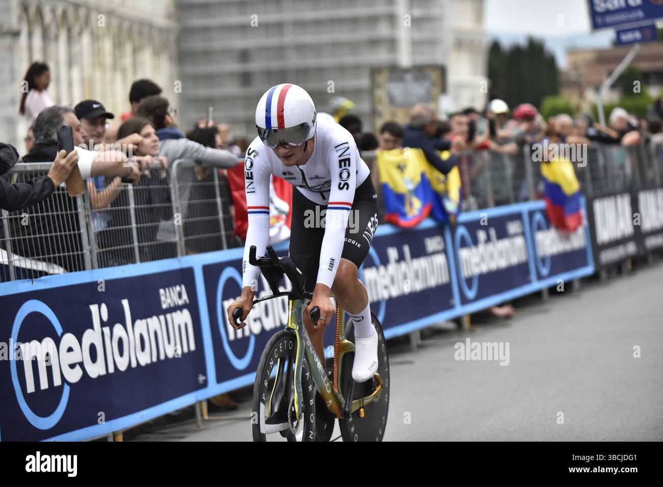Pisa, 20/05/2025 The 10th time trial stage Lucca - Pisa of 28.6 km has ...