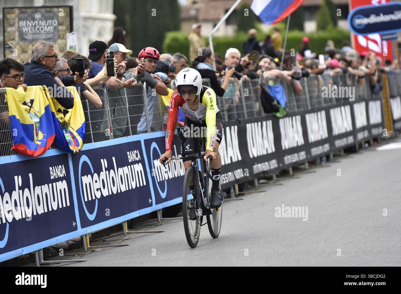 Pisa, 20/05/2025 The 10th time trial stage Lucca - Pisa of 28.6 km has ...