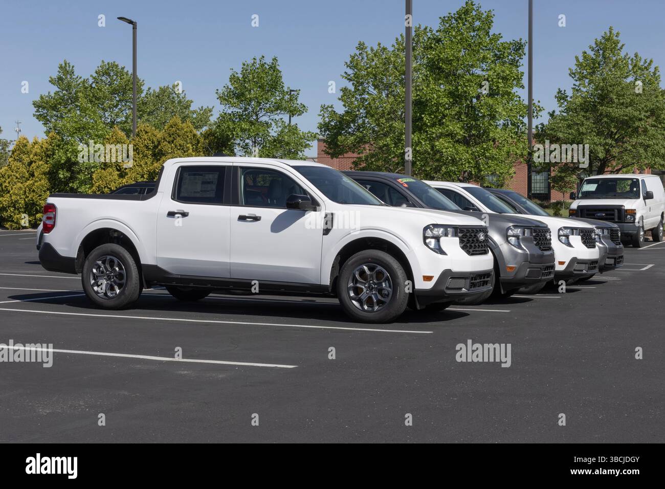 Zionsville - May 18, 2025: Ford Maverick display at a dealership. Ford ...
