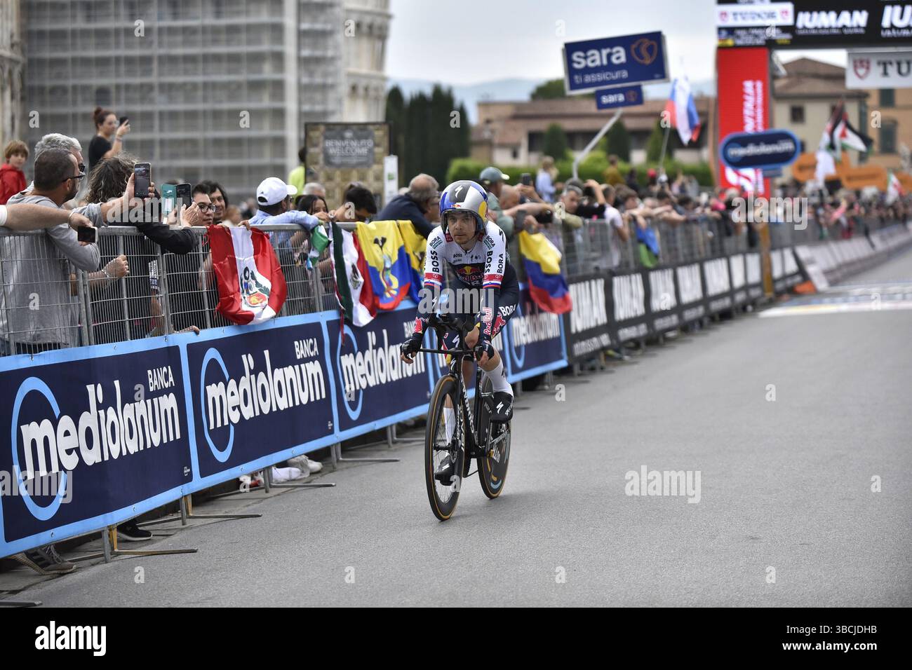 Pisa, 20/05/2025 The 10th time trial stage Lucca - Pisa of 28.6 km has ...
