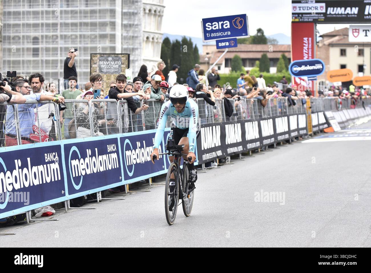 Pisa, 20/05/2025 The 10th time trial stage Lucca - Pisa of 28.6 km has ...
