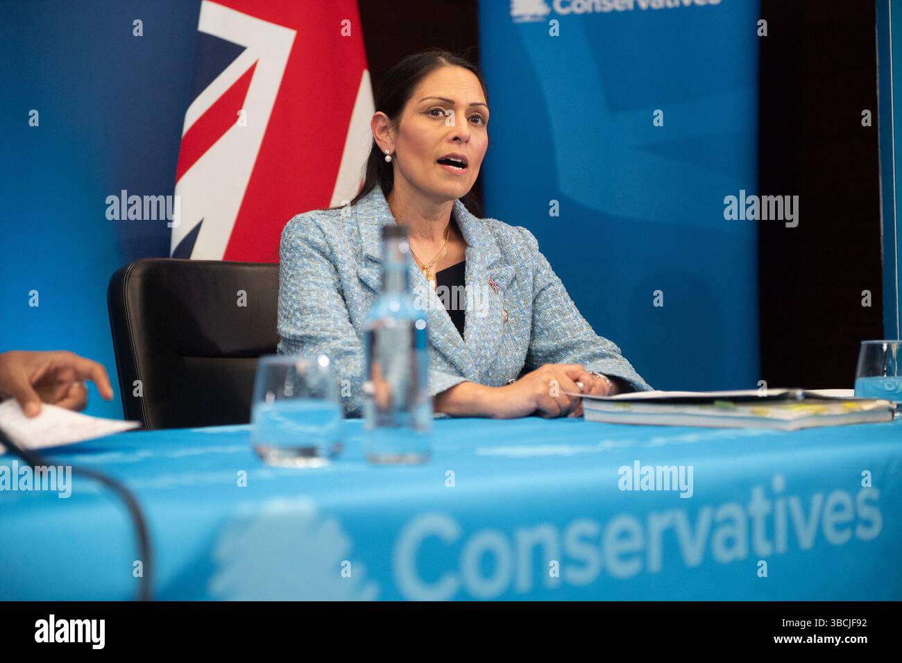 London, UK. 19 May 2025. Priti Patel - Shadow Secretary of State for Foreign, Commonwealth and ...