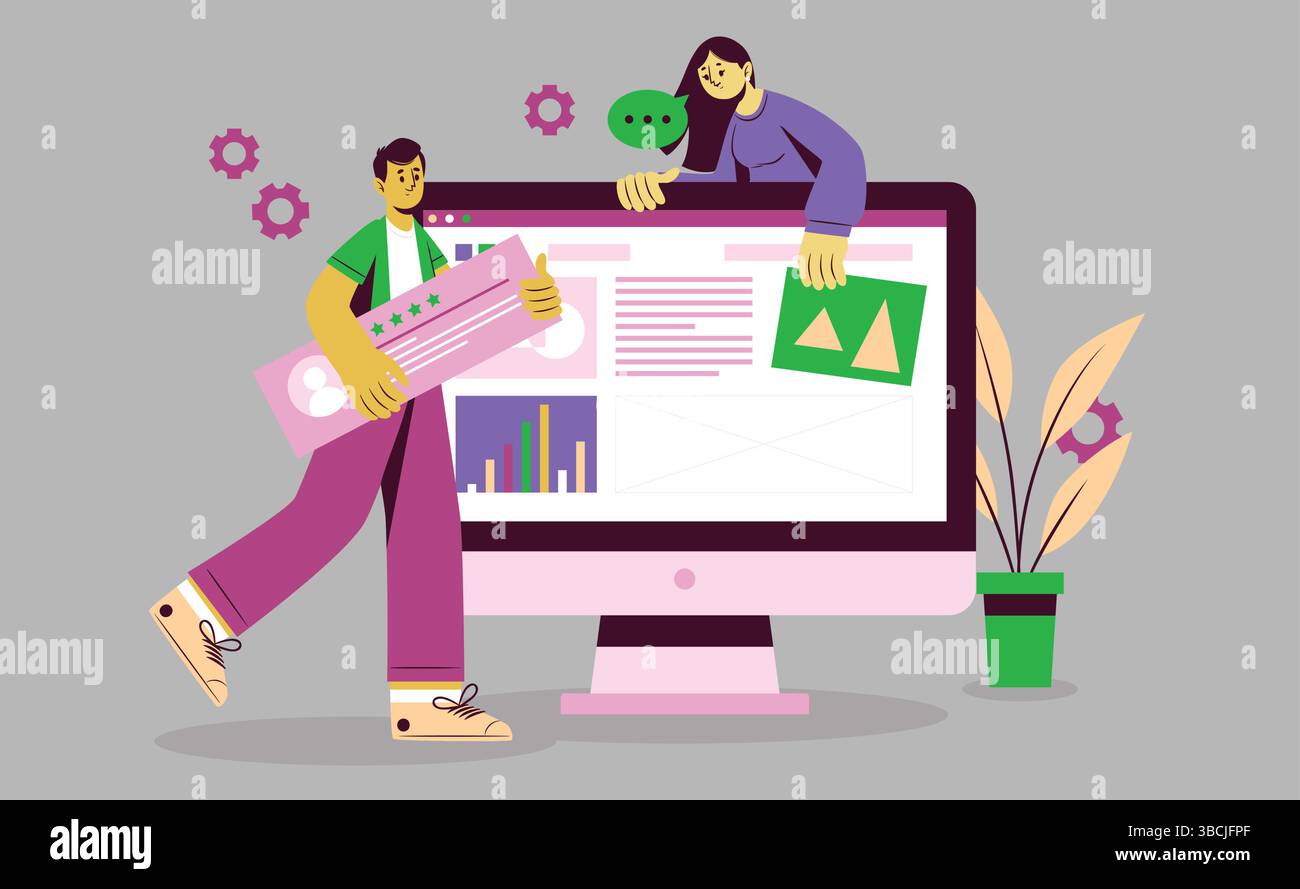 Website hero section hi-res stock photography and images - Alamy