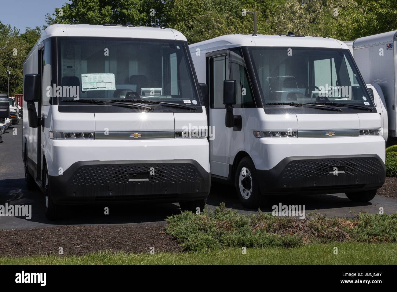 Avon - May 18, 2025: Chevrolet BrightDrop 600 FWD Electric Cargo Van ...