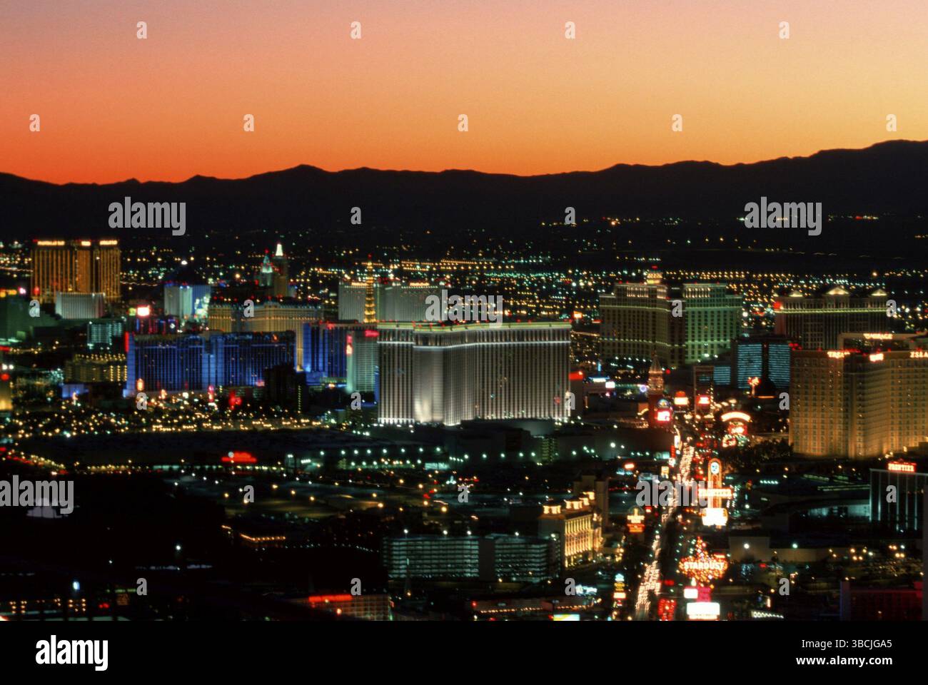Las Vegas, Nevada, USA, north america (north america), dusk, twilight ...