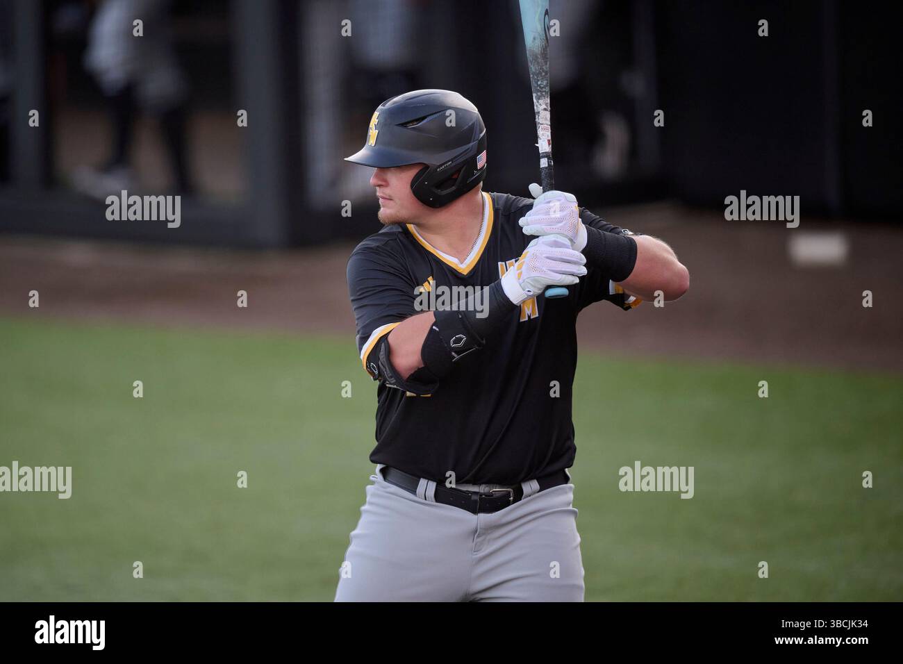 Southern Miss Golden Eagles Matthew Russo (19) bats during an NCAA ...