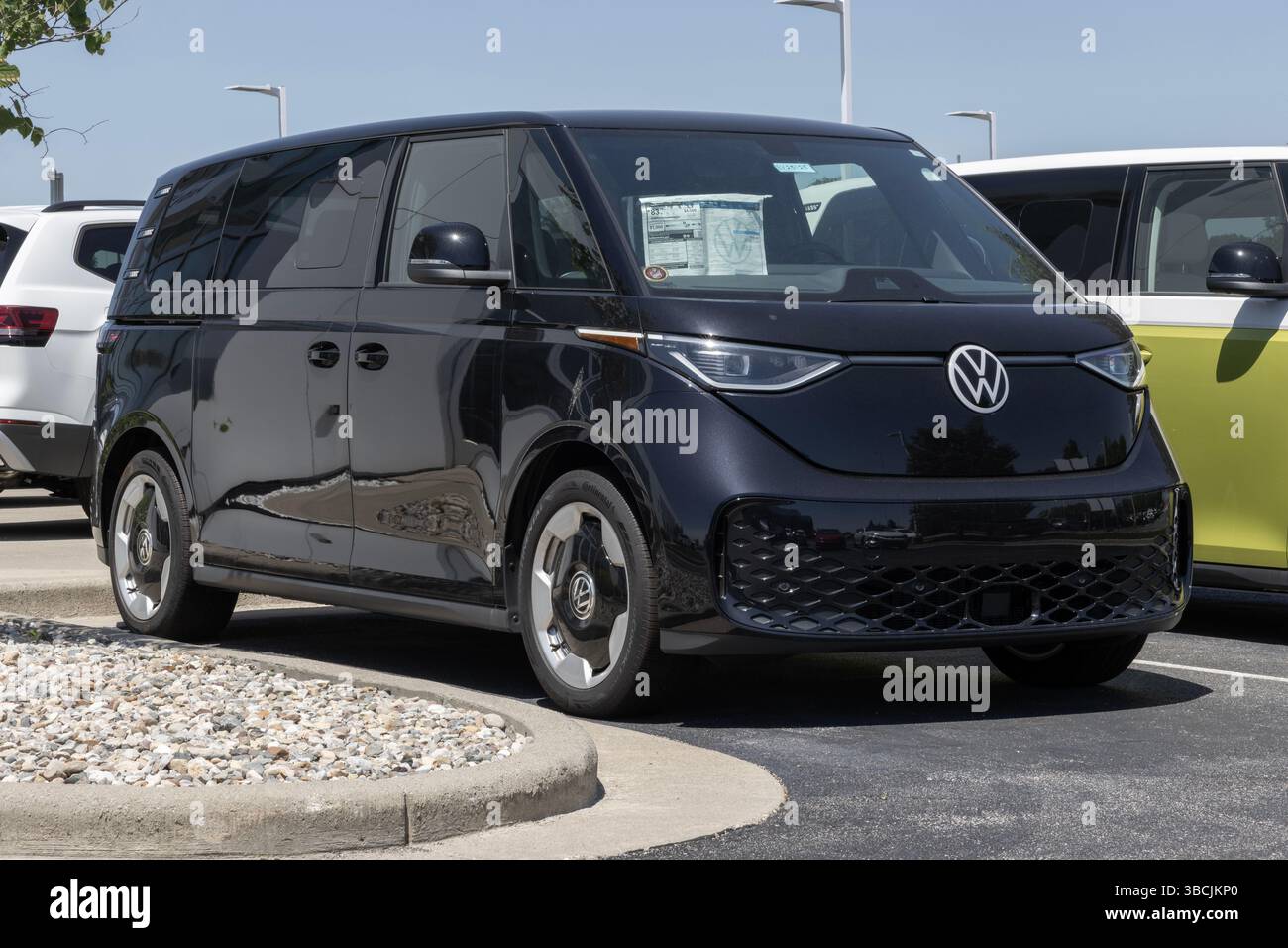 Avon - May 18, 2025: Volkswagen ID. Buzz Pro S at a dealership. VW ...