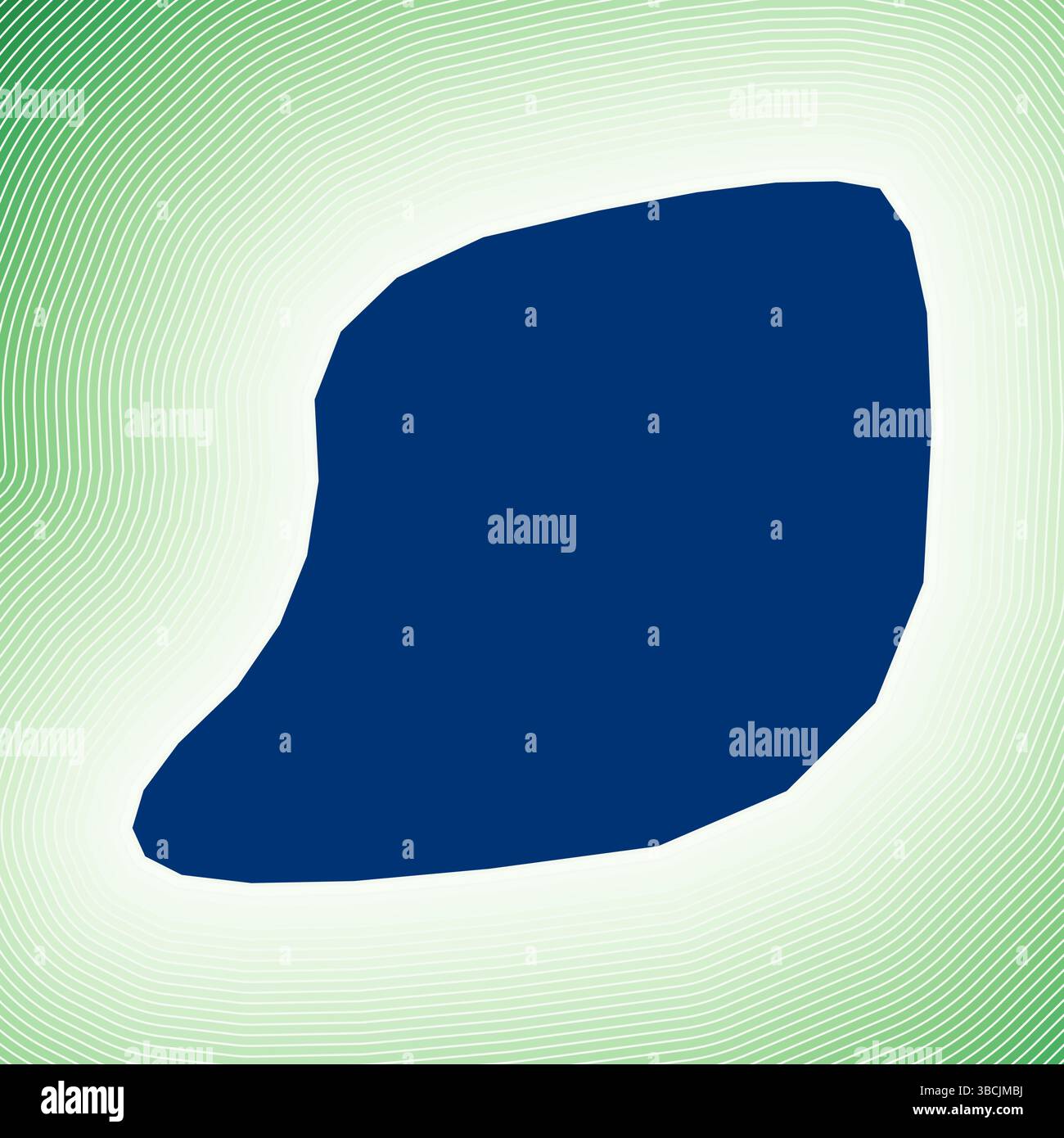 Trinidad and Tobago map icon. Country shape on radiant striped gradient ...