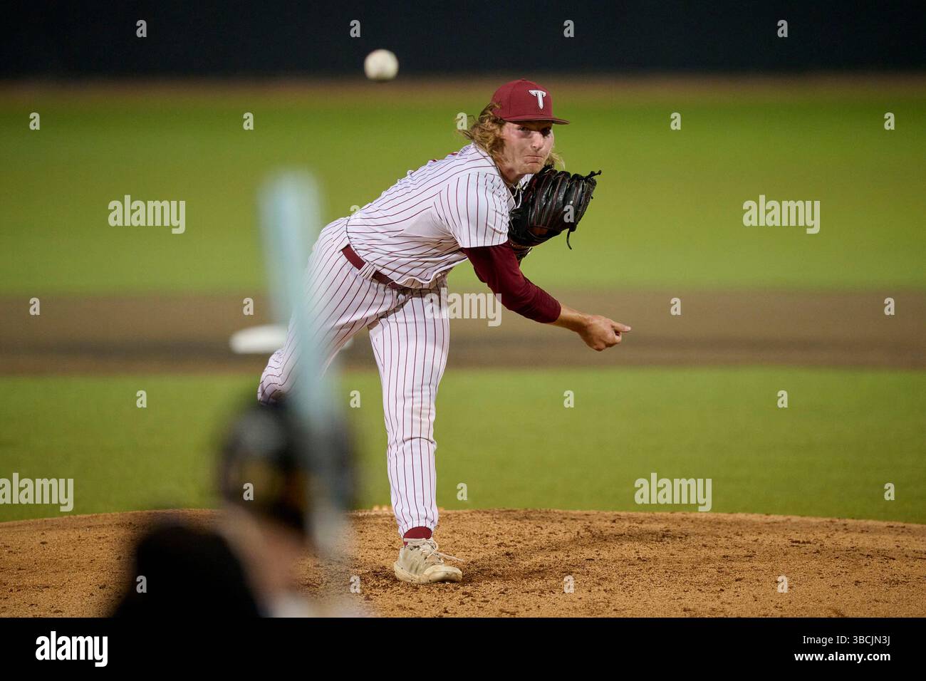 Troy Trojans pitcher Colby Frieda (11) during an NCAA baseball game ...