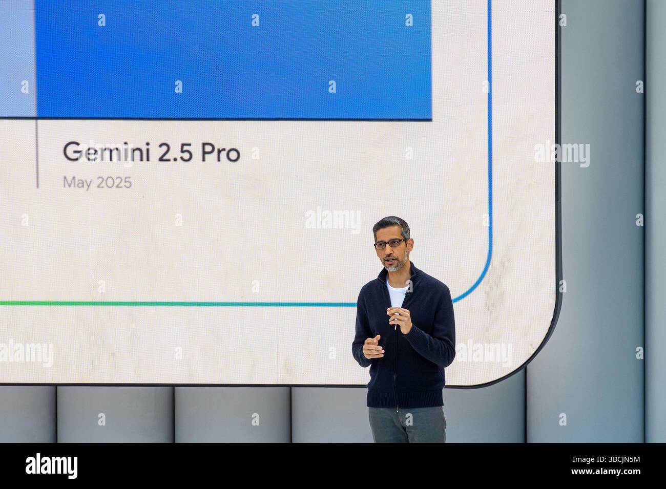 Mountain View, USA. 20th May, 2025. Sundar Pichai, CEO of Google ...