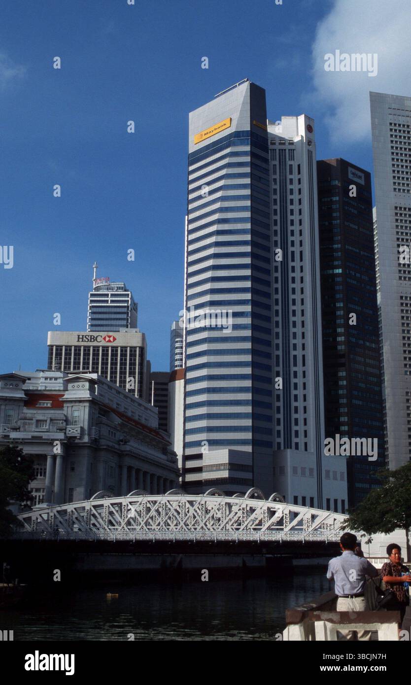Tower blocks, Singapore, skyscrapers, Singapore, asia, vertical, Asia ...