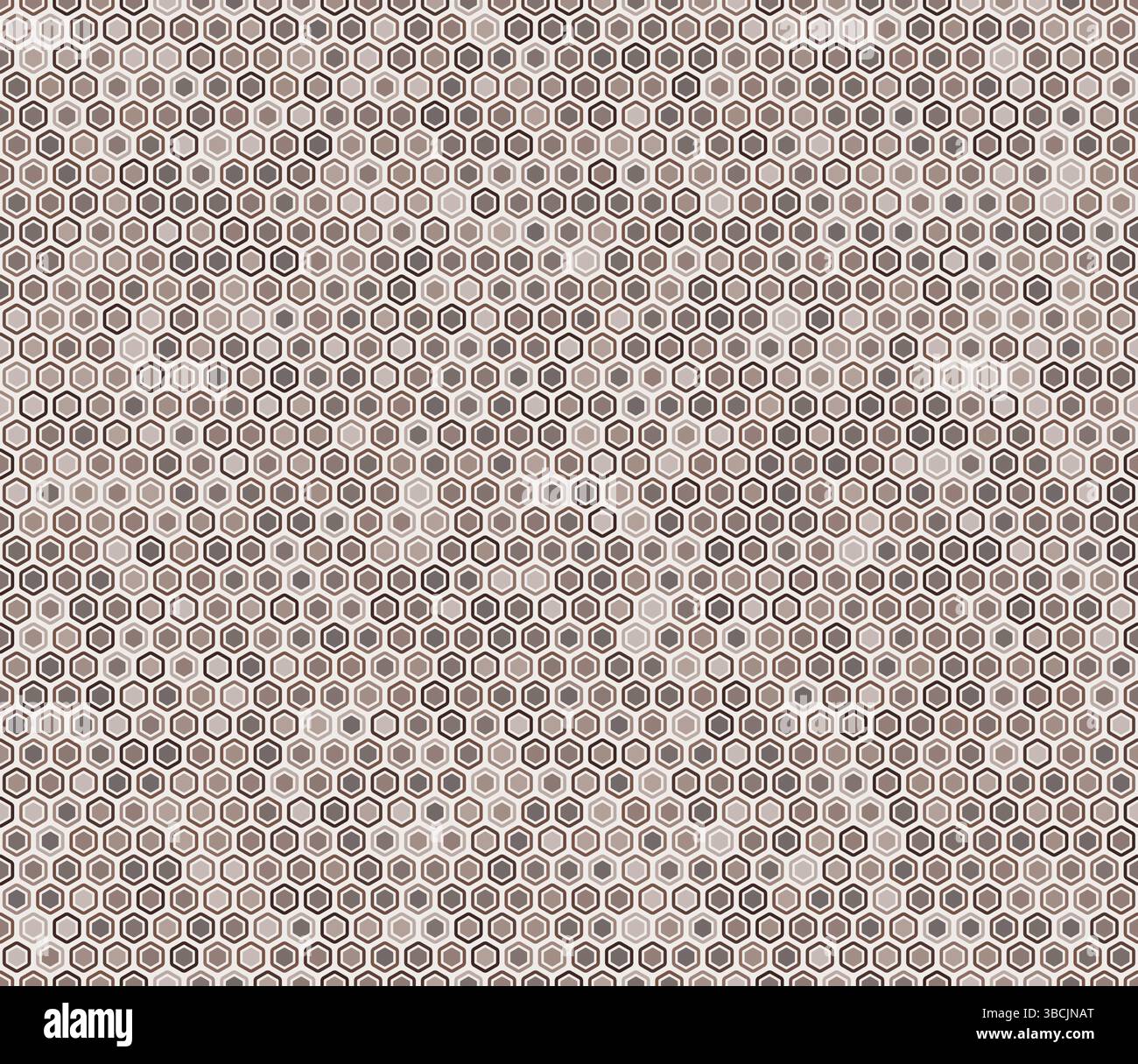 Geometric shapes background. Bold rounded hexagon cells with padding and inner solid cells ...