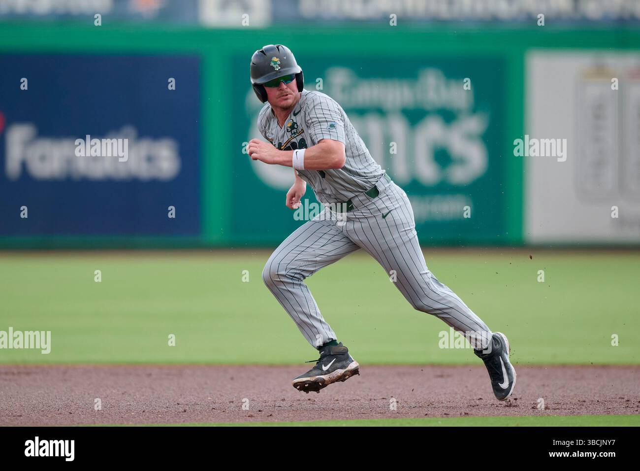Tulane Green Wave Matthias Haas (9) running the bases during an NCAA ...