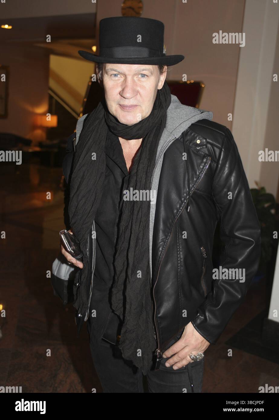 Irish singer and composer Johnny Logan on ZDF TV show Stock Photo - Alamy