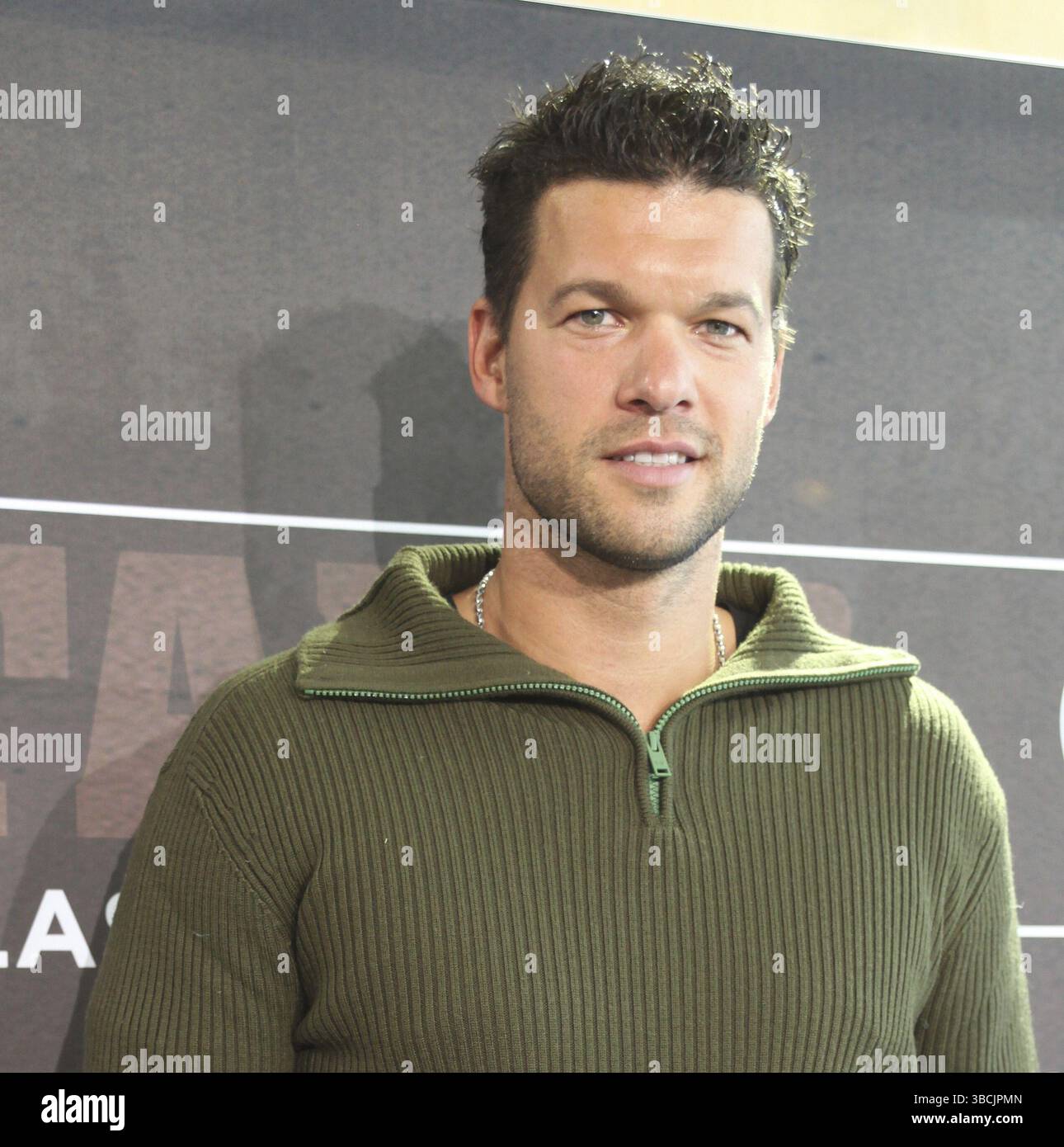 Former German football player Michael Ballack at PK for his farewell ...