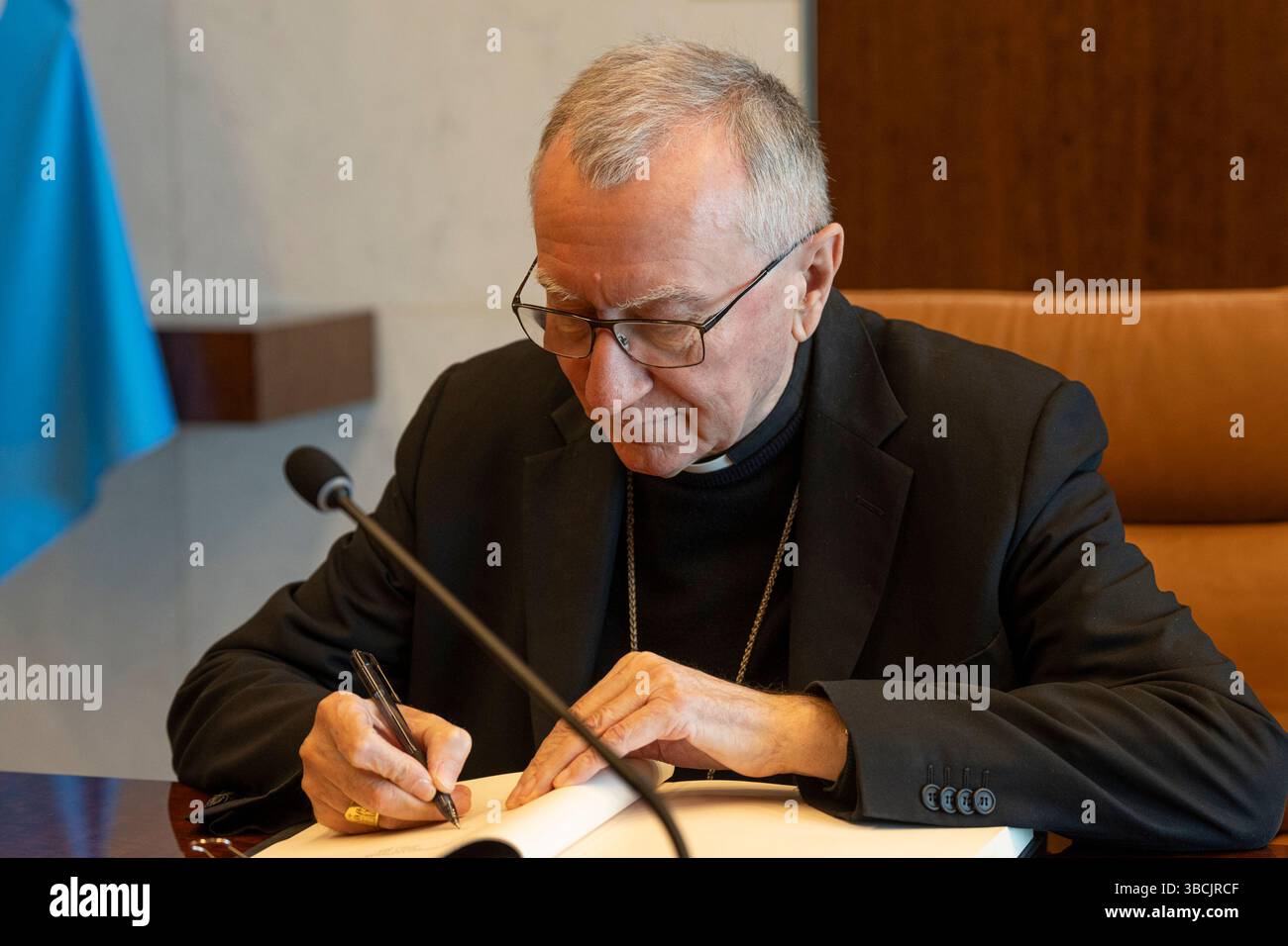 New York, NY, May 20, 2025: Eminence Cardinal Pietro Parolin, Secretary ...