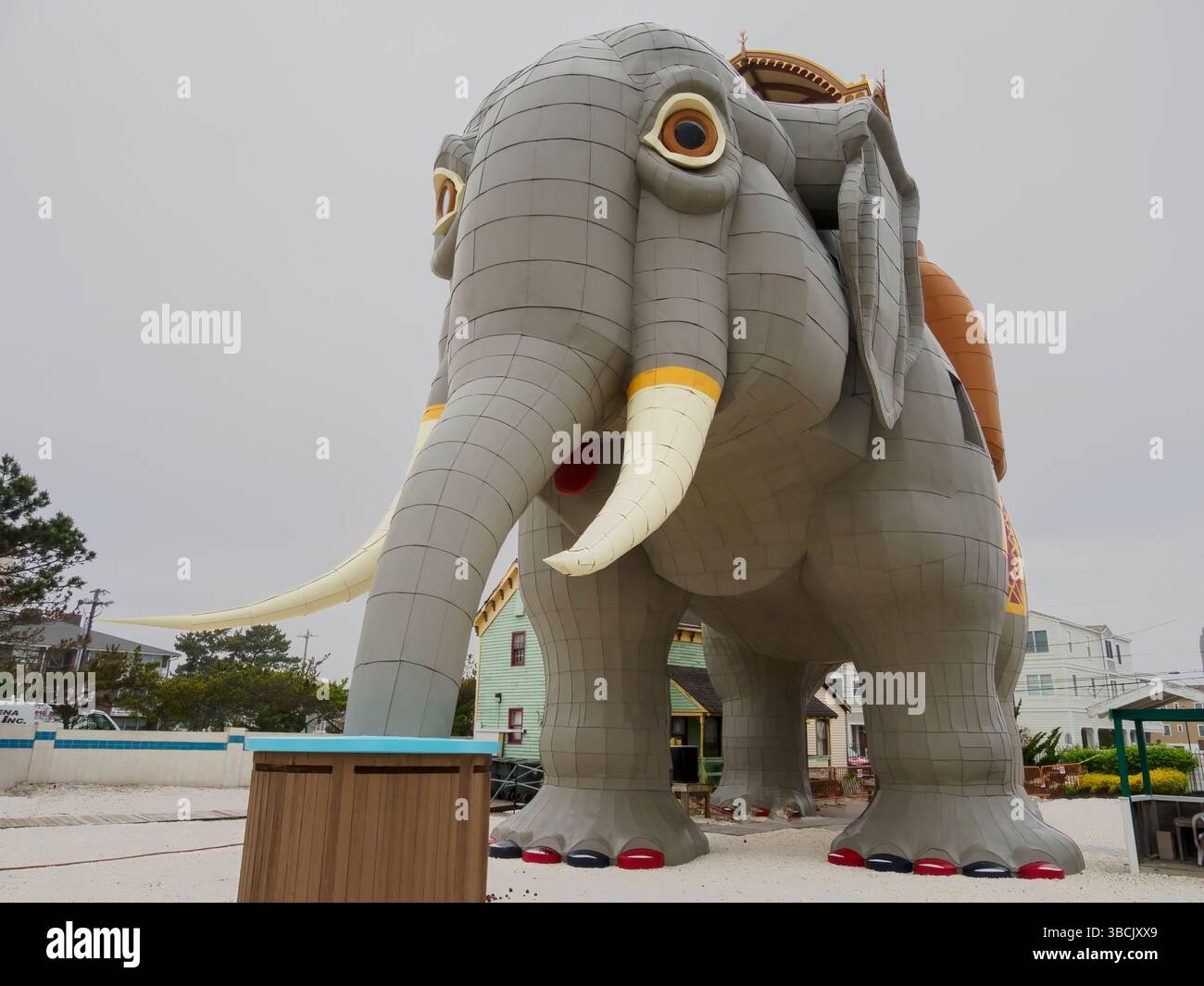 Lucy the Elephant is located along the beach in Josephine Harron Park ...