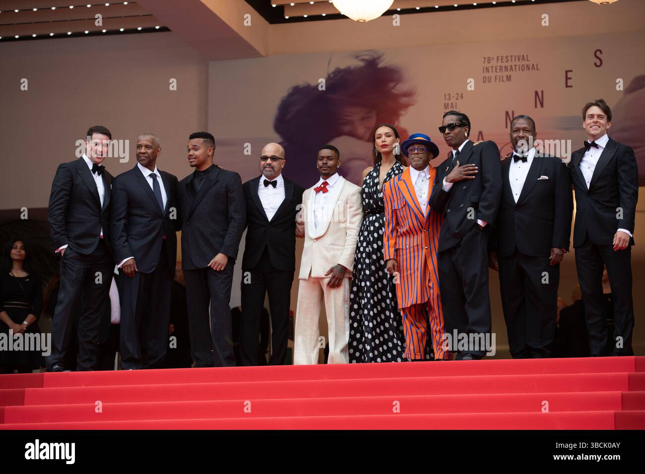 Cannes, France. 19th May, 2025. CANNES, FRANCE - MAY 19: (L-R) Jason ...